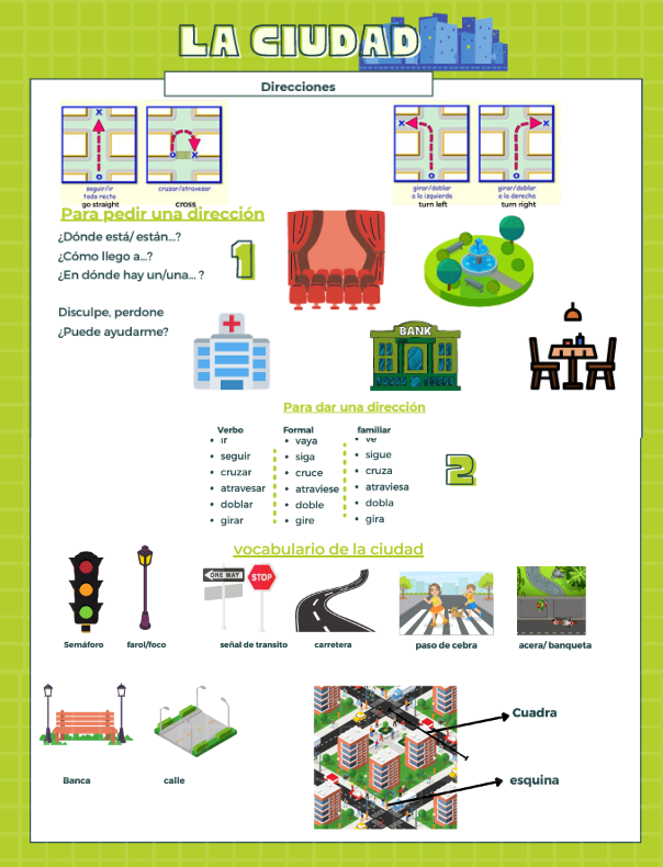 In the city P-1-K-104 - spanish lessons online