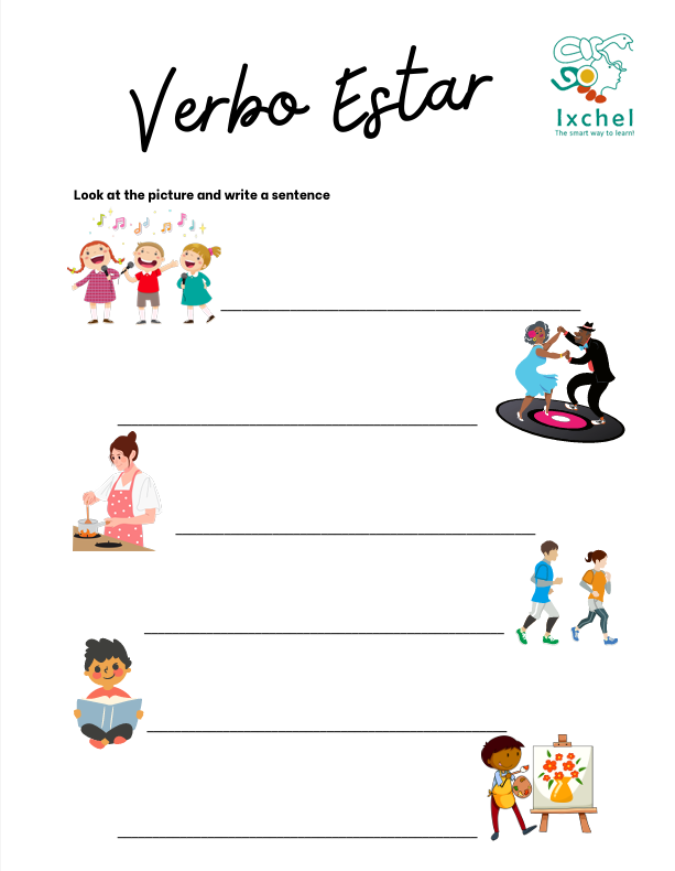 Verb to be (estar) P-1-K-167 - spanish lessons online